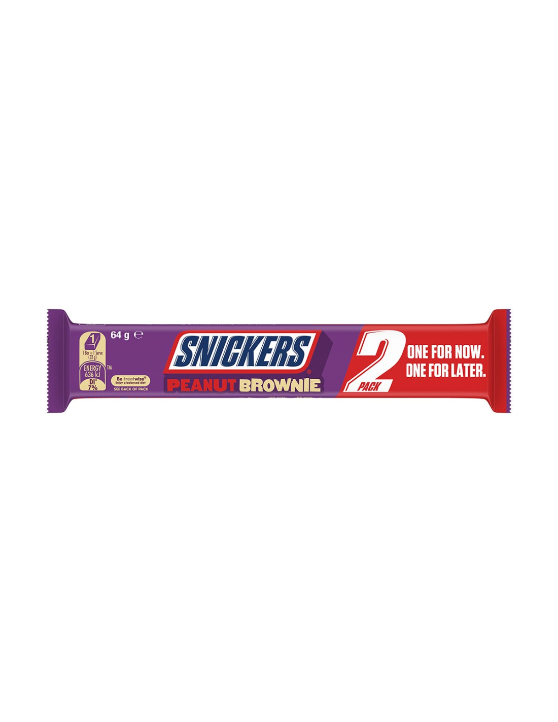 Mars Snickers Peanut Brownie King 64g x 25